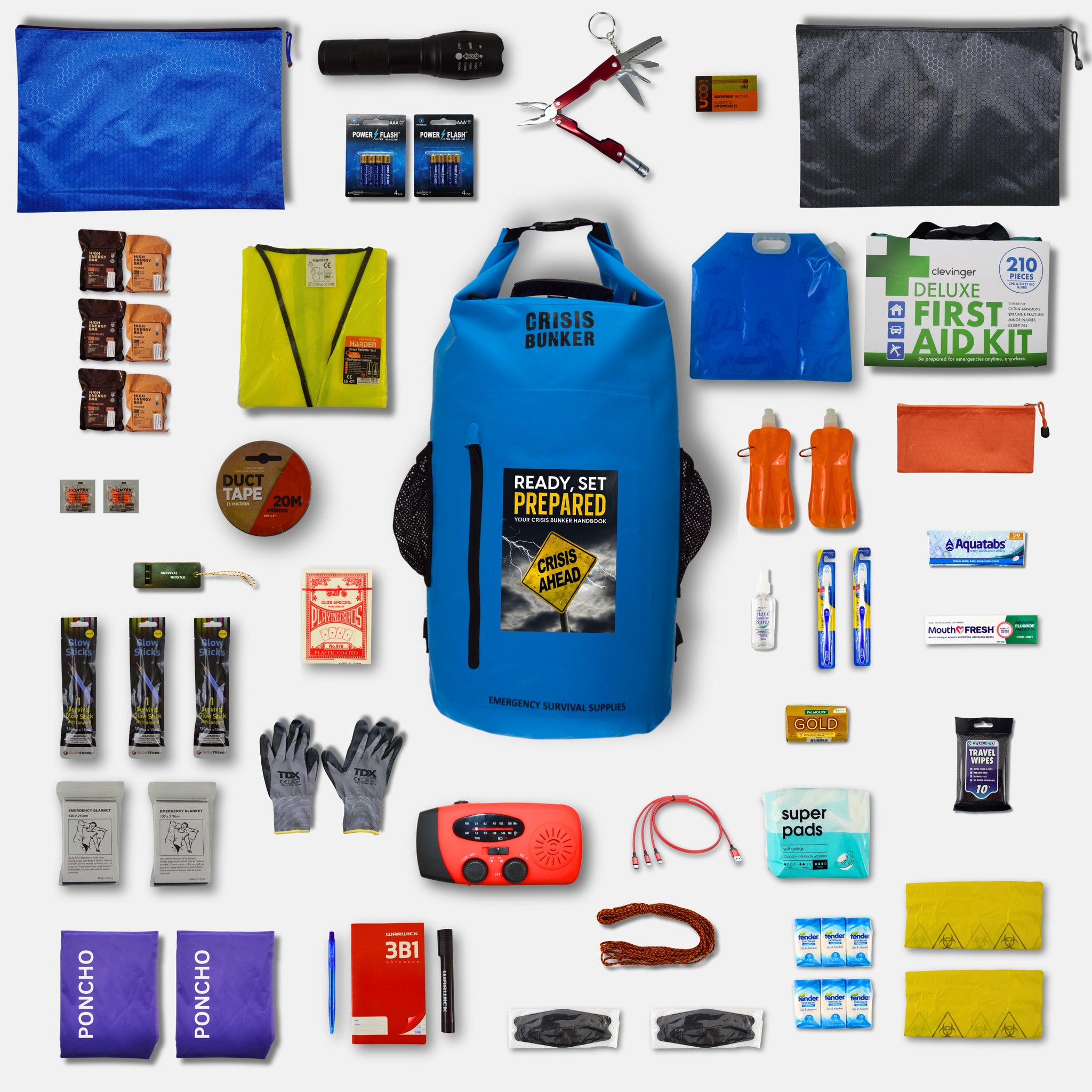 Crisis Bunker Emergency Survival Backpacks