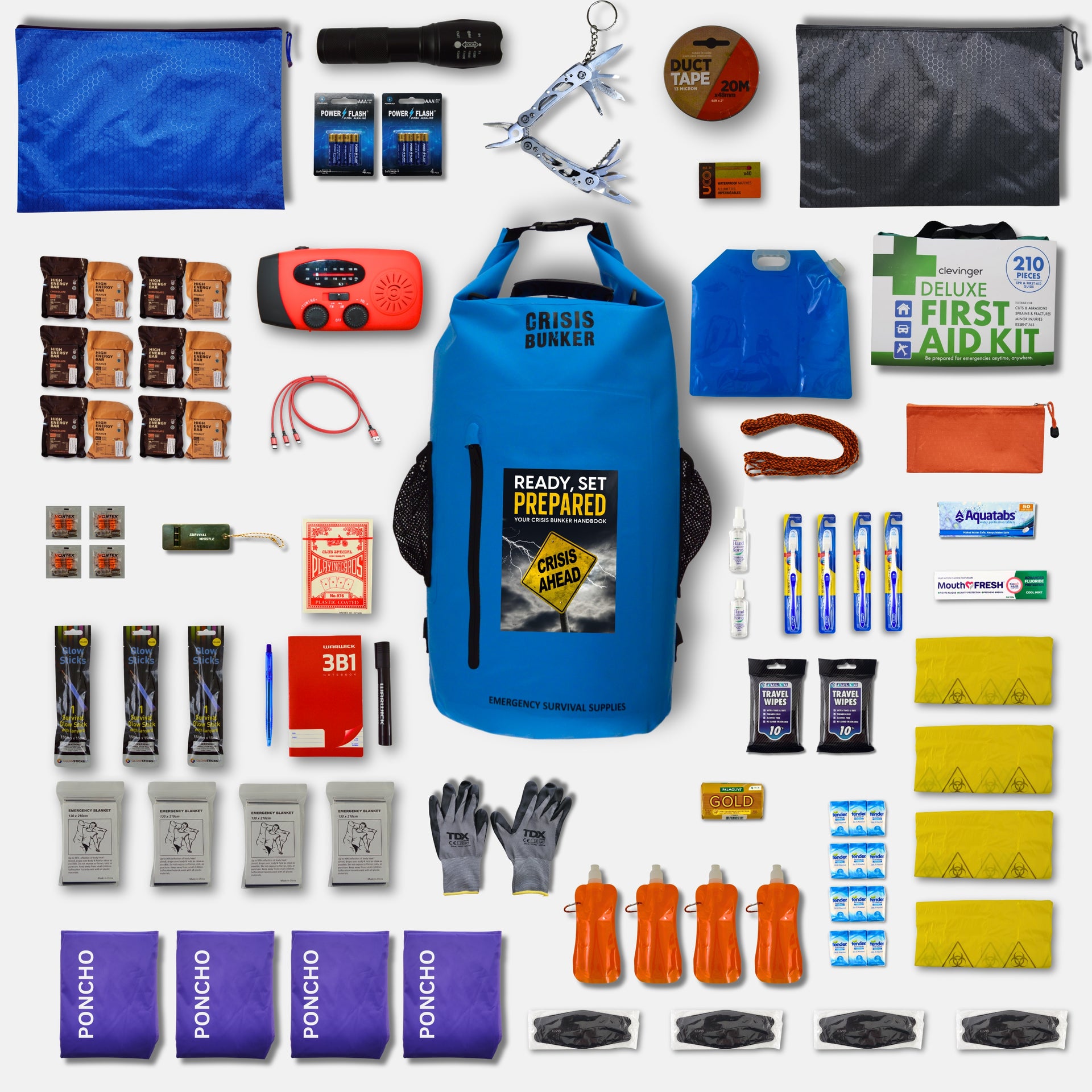 Crisis Bunker Emergency Survival Backpacks