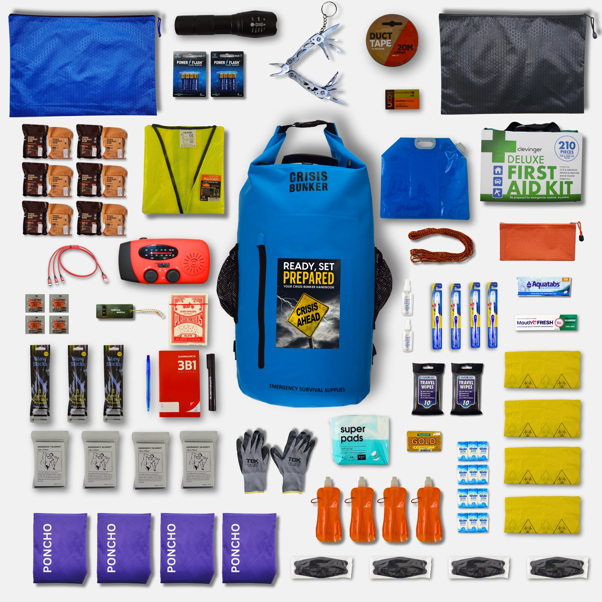 Crisis Bunker Emergency Survival Backpacks