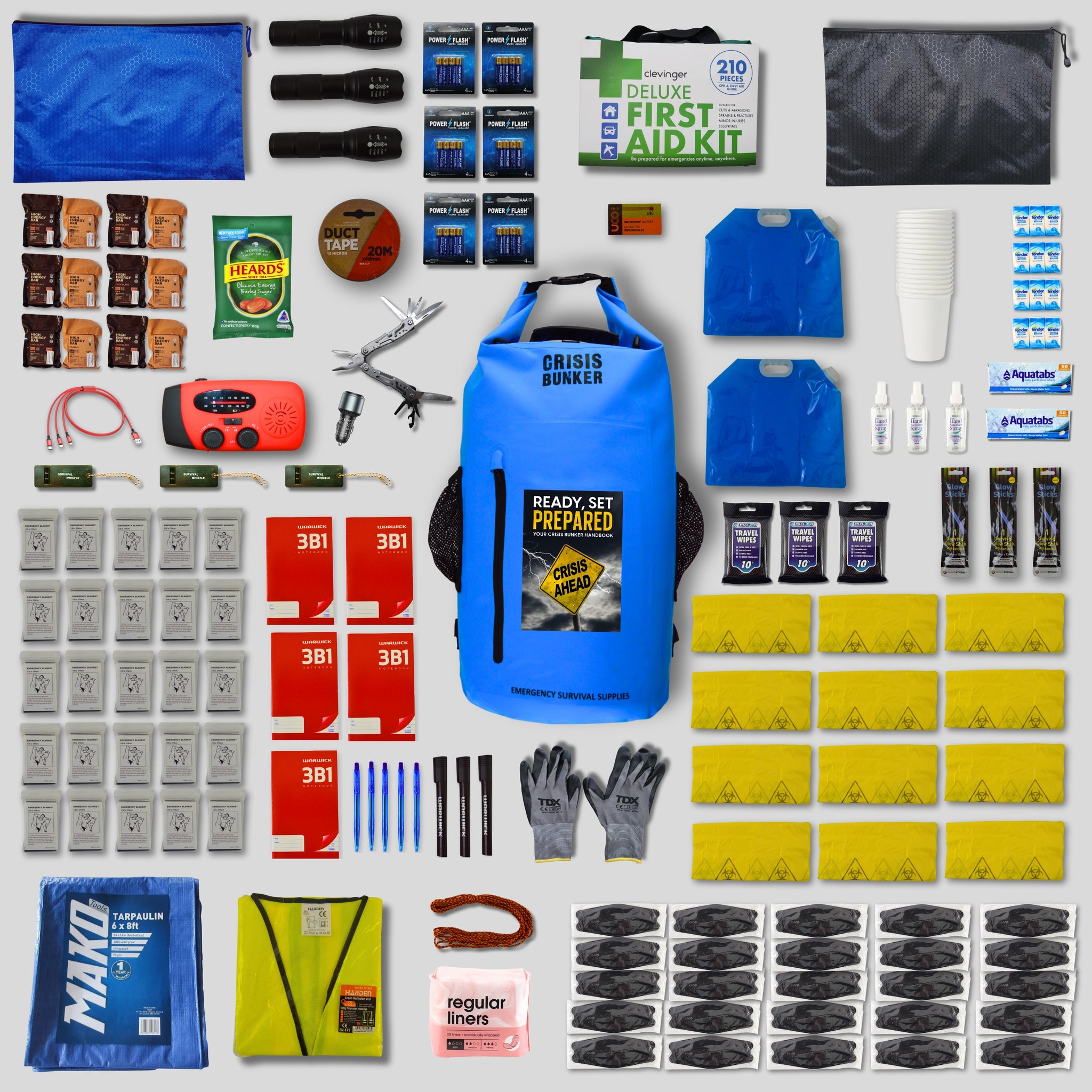 Crisis Bunker Emergency Survival Backpacks